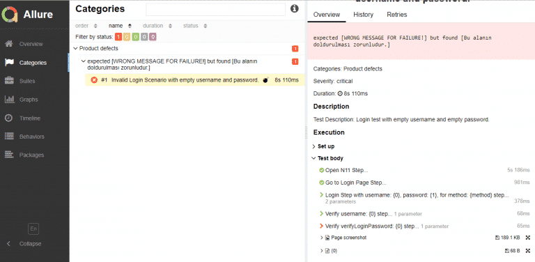 Allure Report Selenium and TestNG Tutorial